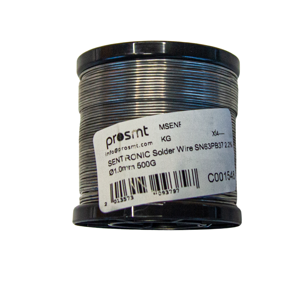 Sentronic/Prosmt SN63 PB37 Lehim Teli (2.2% Flux, 500g, 1mm) | ProSMT